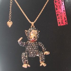 Jewelry | Nwt Wild Life Meet Joey Monkey Necklace | Poshmark